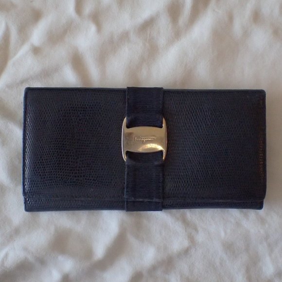 Salvatore Ferragamo | Bags | Vintage Ferragamo Long Wallet | Poshmark